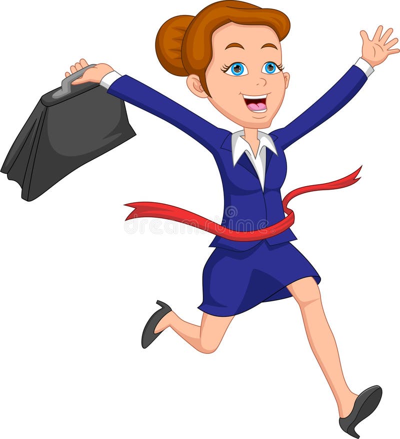 Success Businessman Cartoon Stock Illustration - Illustration of ...