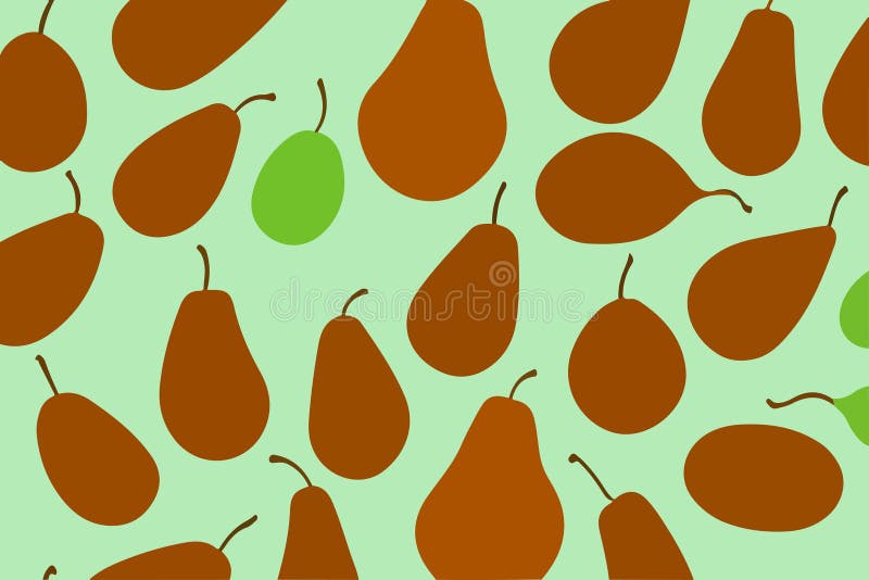 Seamless Pear Pattern - Beautiful Fruit Design for Kitchen and Food ...