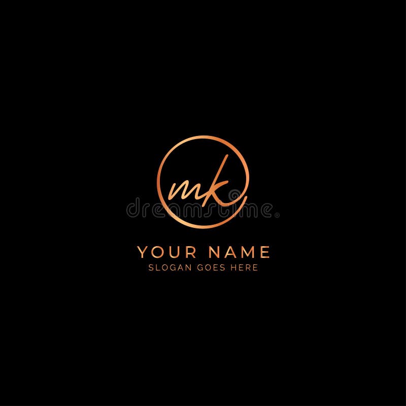 Mk M K Letter Logo Design Stock Illustrations – 304 Mk M K Letter Logo ...