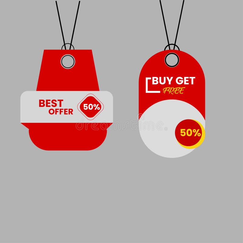 Promotion Sale Labels Best Offers Stock Vector - Illustration of music ...