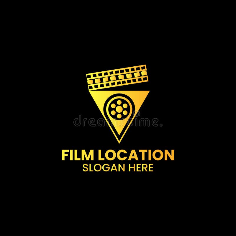Film location logo design stock vector. Illustration of design - 271956295