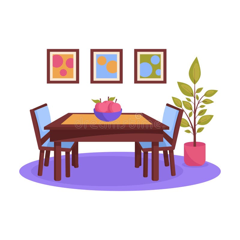 Cleaning Dining Table Stock Illustrations – 110 Cleaning Dining Table ...