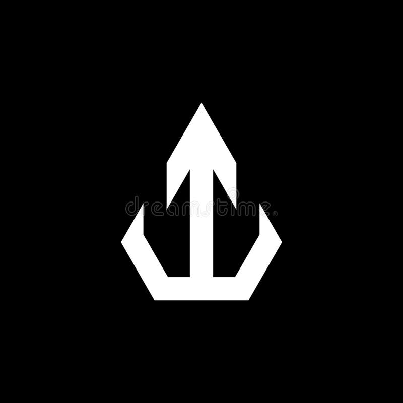 Trident Icon Vector Design stock vector. Illustration of patriotic ...