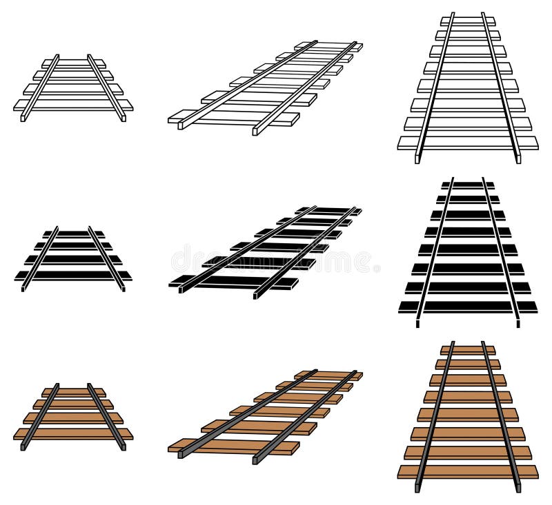 Angled Railroads Stock Illustrations – 2 Angled Railroads Stock ...