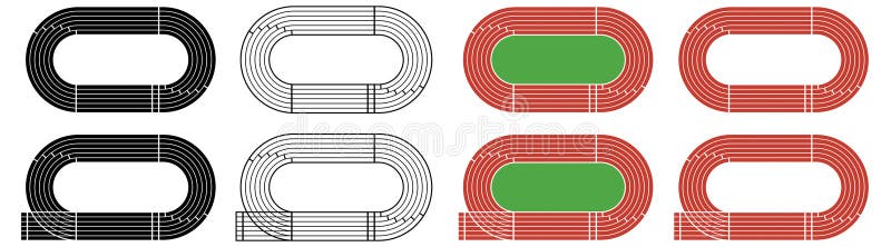 Track Lanes Clip Art