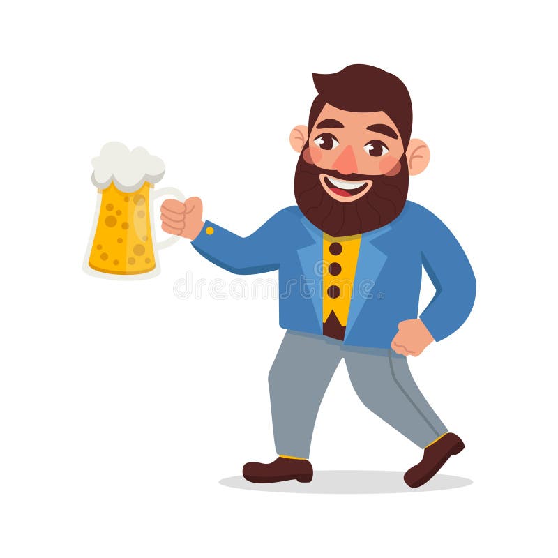 Man Beer Cheers Stock Illustrations – 1,759 Man Beer Cheers Stock ...