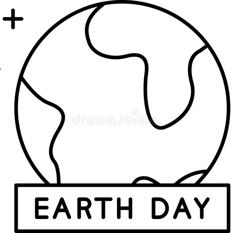 Earth Day Which Can Easily Edit or Modify Stock Vector - Illustration ...