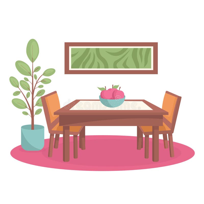 Cleaning Dining Table Stock Illustrations – 110 Cleaning Dining Table ...