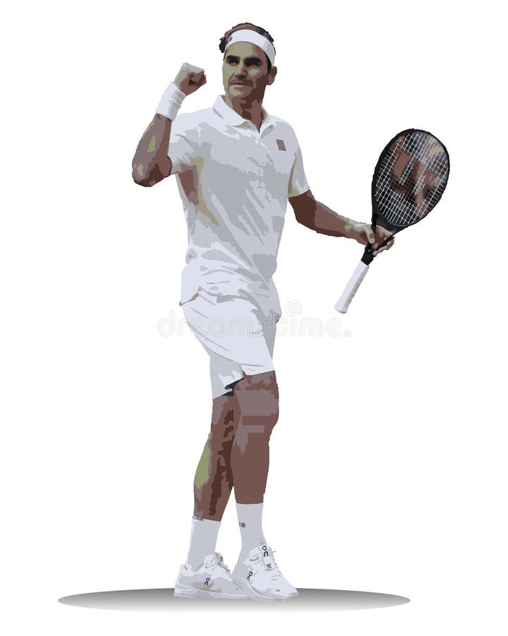 Federer Stock Illustrations – 9 Federer Stock Illustrations, Vectors ...