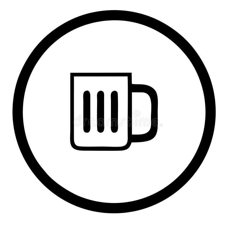 Cup Mug Icon Symbol Isolated Design Vector Image Stock Vector ...