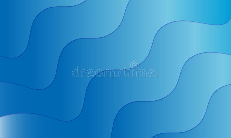 Background Gradient Blue Waves Stock Illustration - Illustration of ...