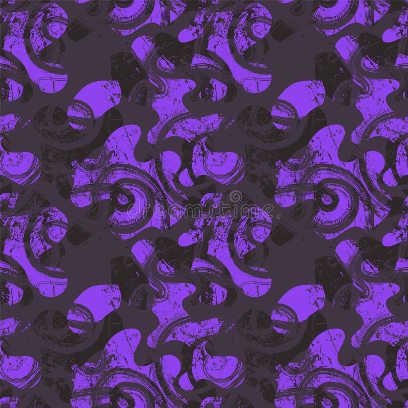 Abstract Urban Colorful Pattern with Wave Grunge Lines Stock Vector ...