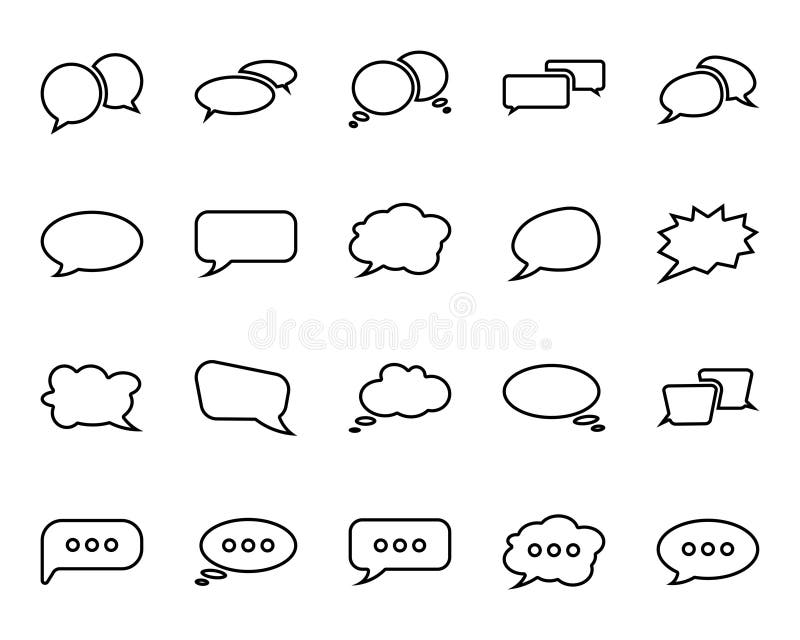 Chat bubble vector icon stock vector. Illustration of text - 274626809