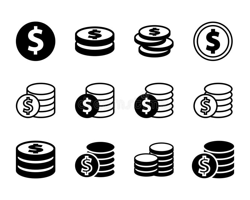 Money vector icon stock vector. Illustration of coin - 274629258