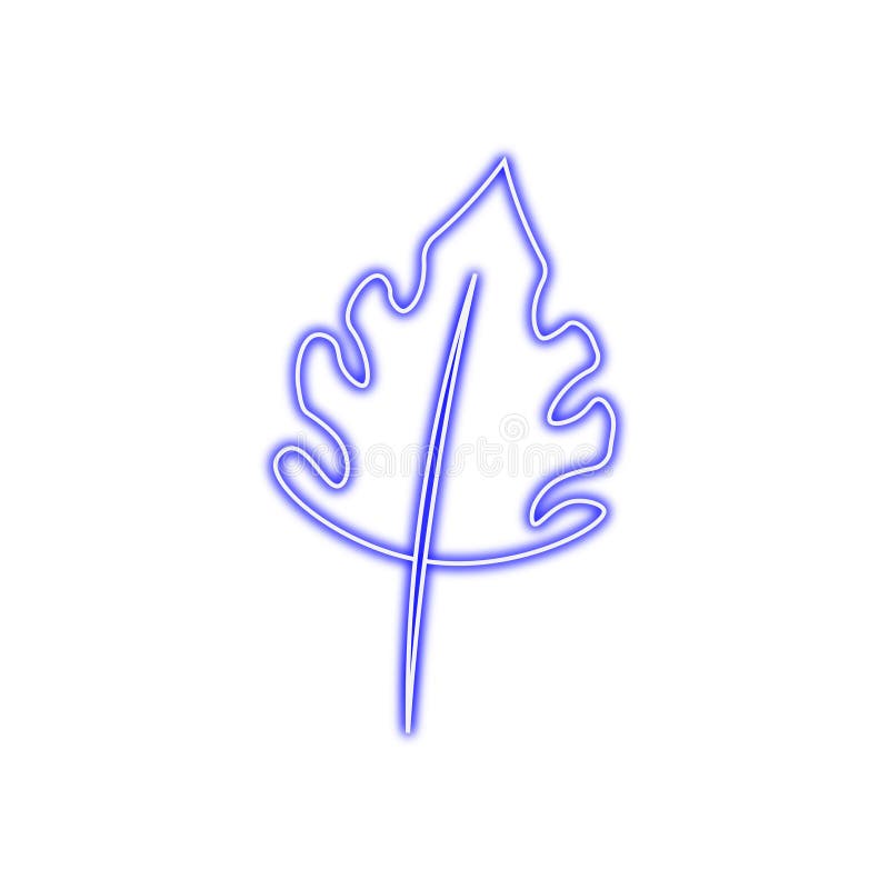 Leaf Neon Exotic stock vector. Illustration of plant - 274796977