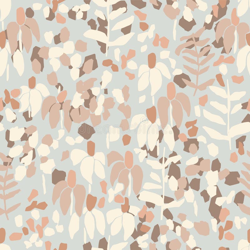 Vector Flower Layers Illustration Seamless Repeat Pattern Stock Vector ...