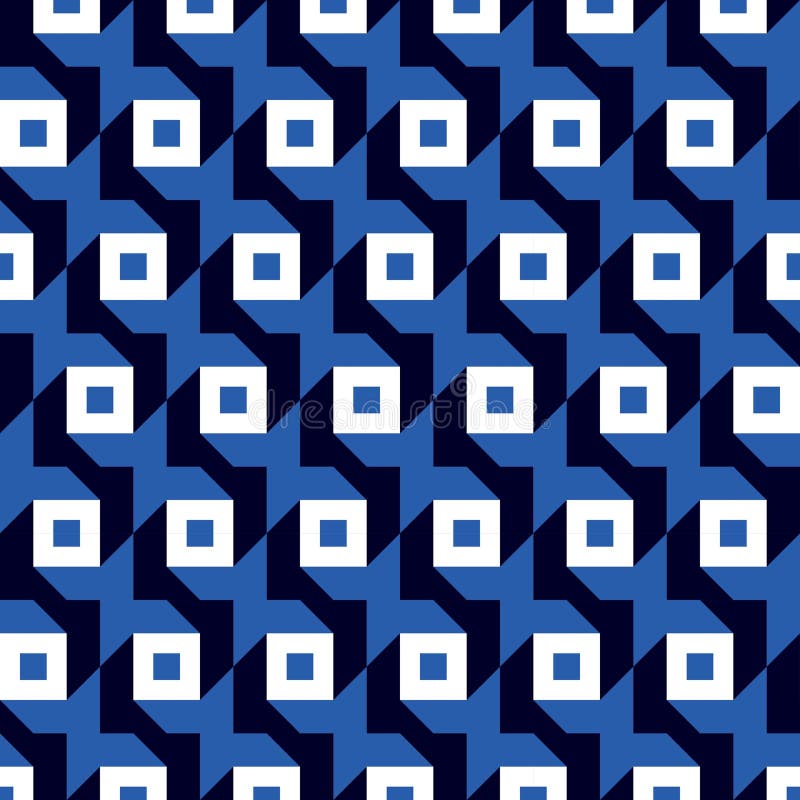 Seamless Abstract Pattern with Geometric Shapes Stock Vector ...