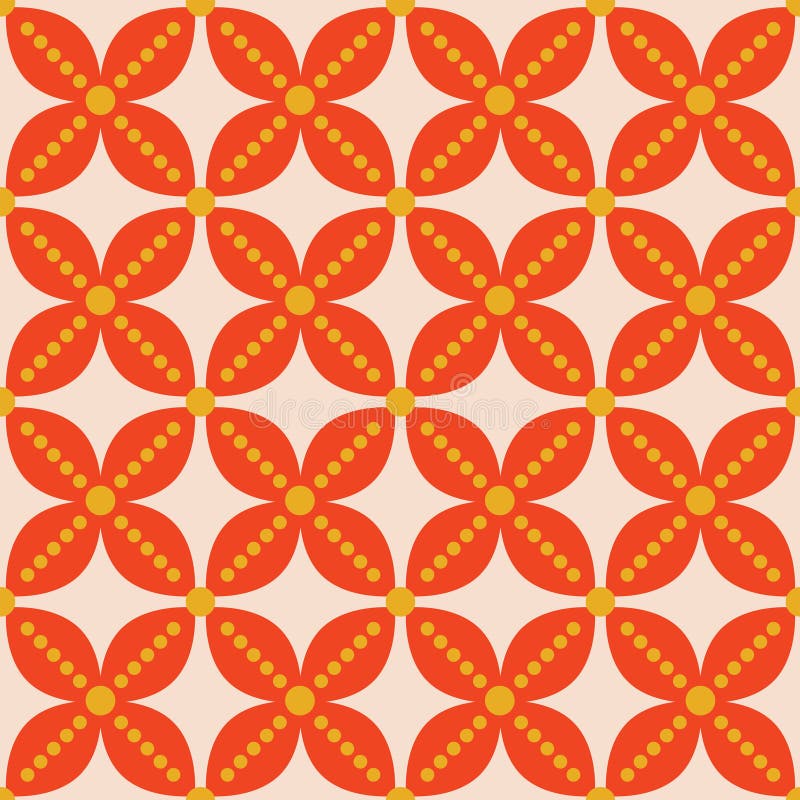 Abstract Seamless Background with Retro Vintage Pattern of the 70s ...