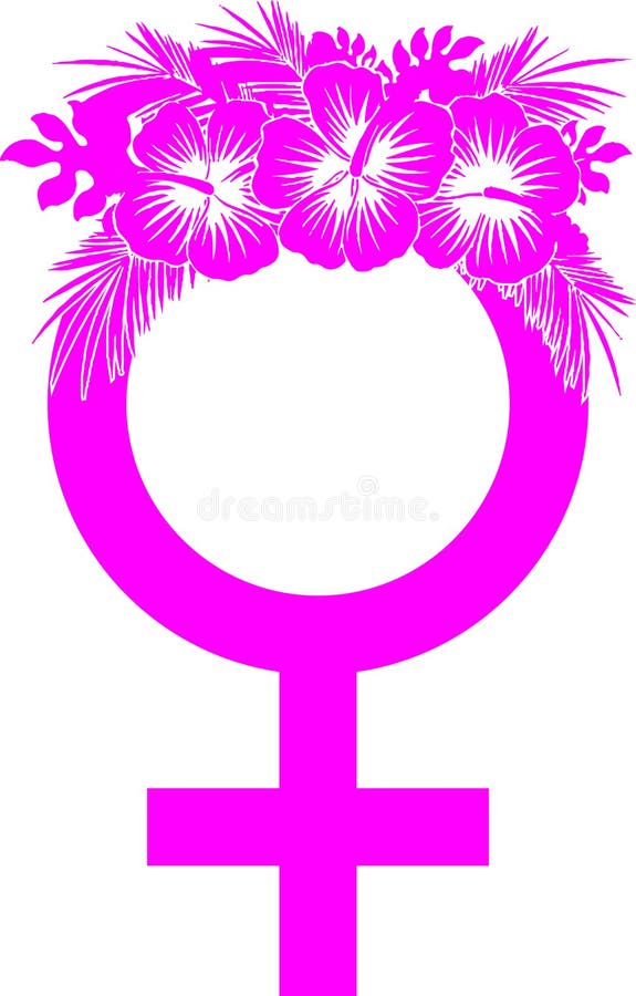Female Symbol Vector stock vector. Illustration of white - 276118586