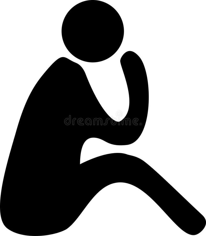 Loneliness Icon Concept. Loneliness Flat Vector Symbol, Illustration ...