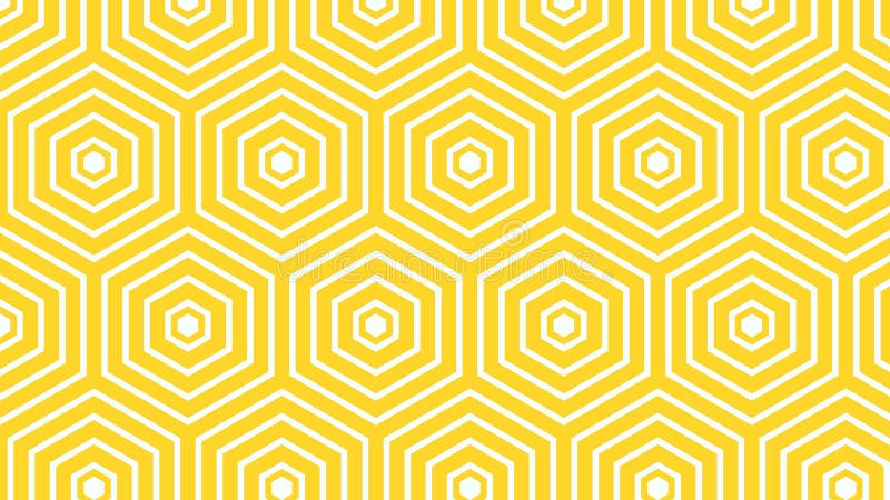 Seamless Abstract Geometric Pattern with Lines in Yellow Color Stock ...