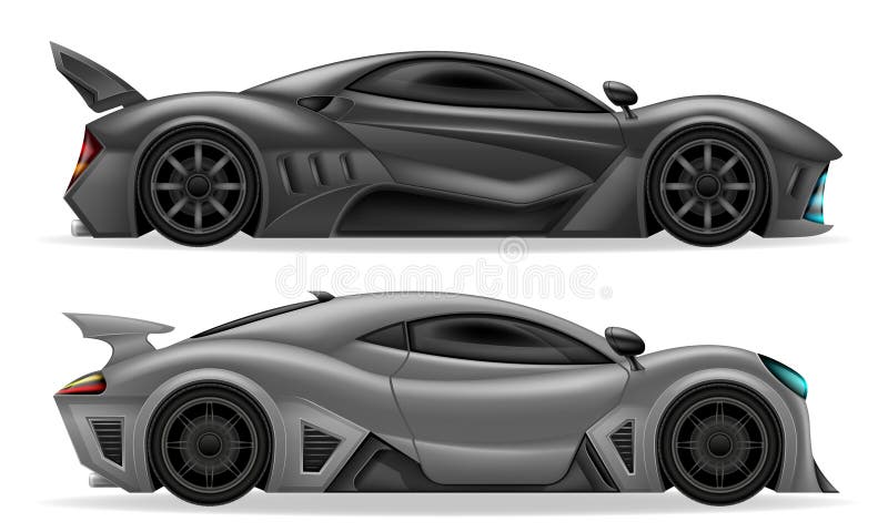 Hypercar Silhouette Stock Illustrations – 37 Hypercar Silhouette Stock ...