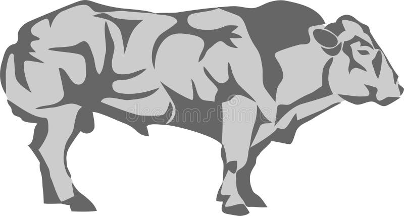 Cattle Greyscale Stock Illustrations – 13 Cattle Greyscale Stock ...