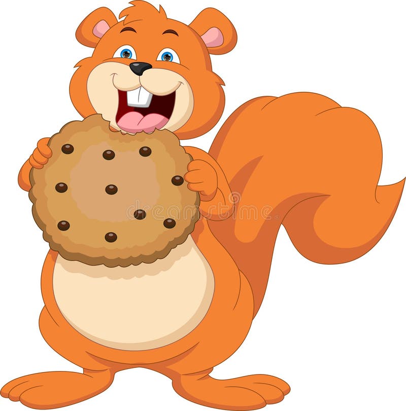 Animal Eating Cookies Stock Illustrations – 235 Animal Eating Cookies ...