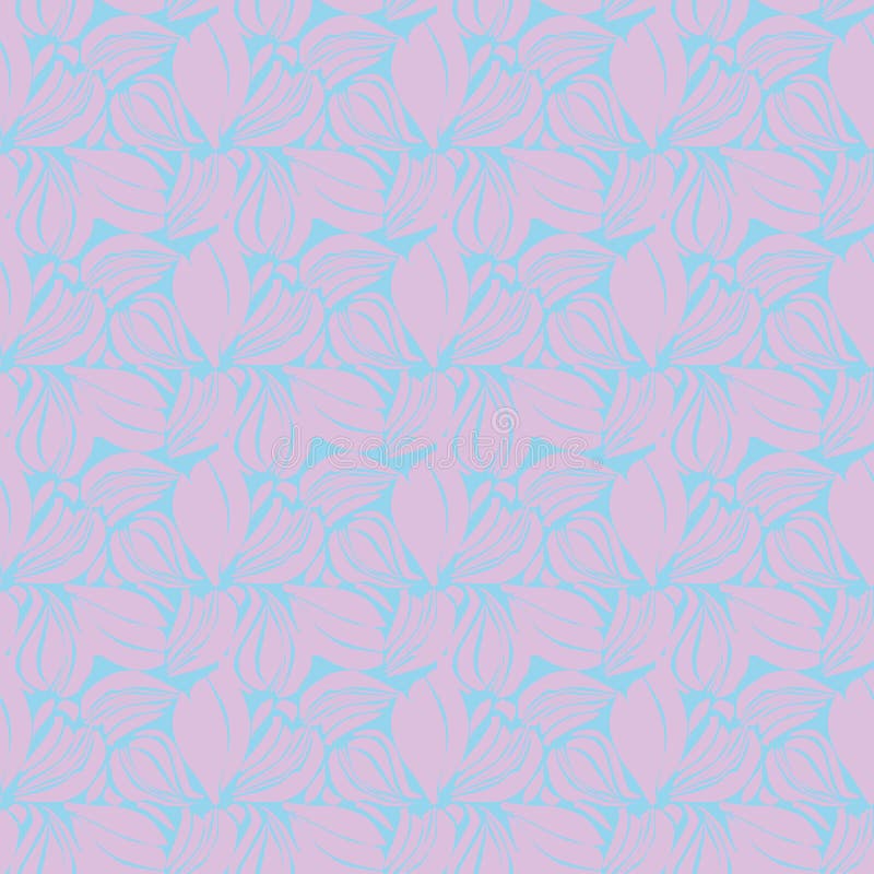 Floral Print on Pastel Soft Background. Seamless Floral Pattern Stock ...