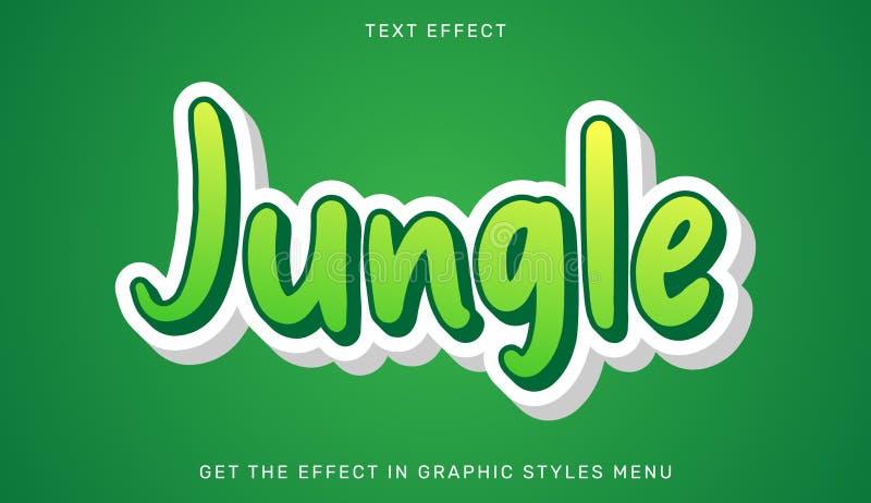 Jungle Text Effect Stock Illustrations – 728 Jungle Text Effect Stock Illustrations, Vectors ...