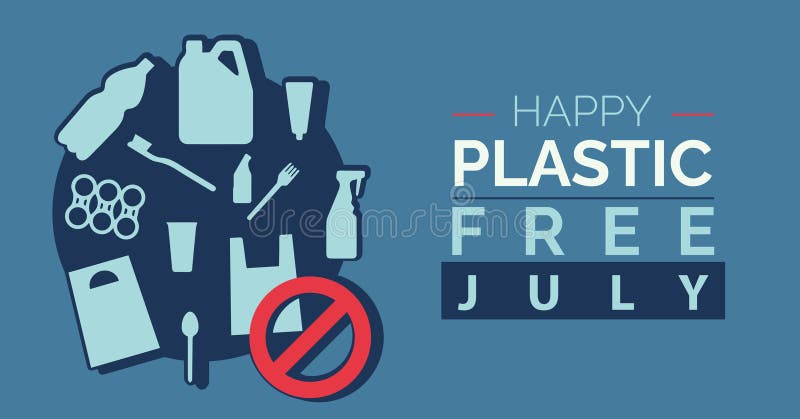 Plastic Free July Stock Illustrations – 154 Plastic Free July Stock ...