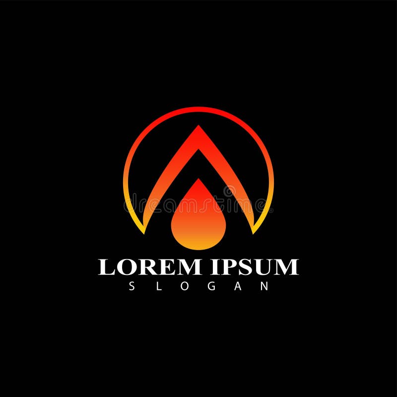 Fire Logo or Icon Design Template Stock Vector - Illustration of ...