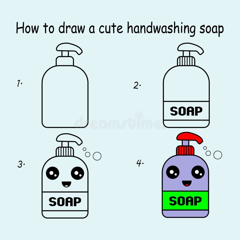 Step To Step Draw a Oxygen Cylinder. Good for Drawing Child Kid ...