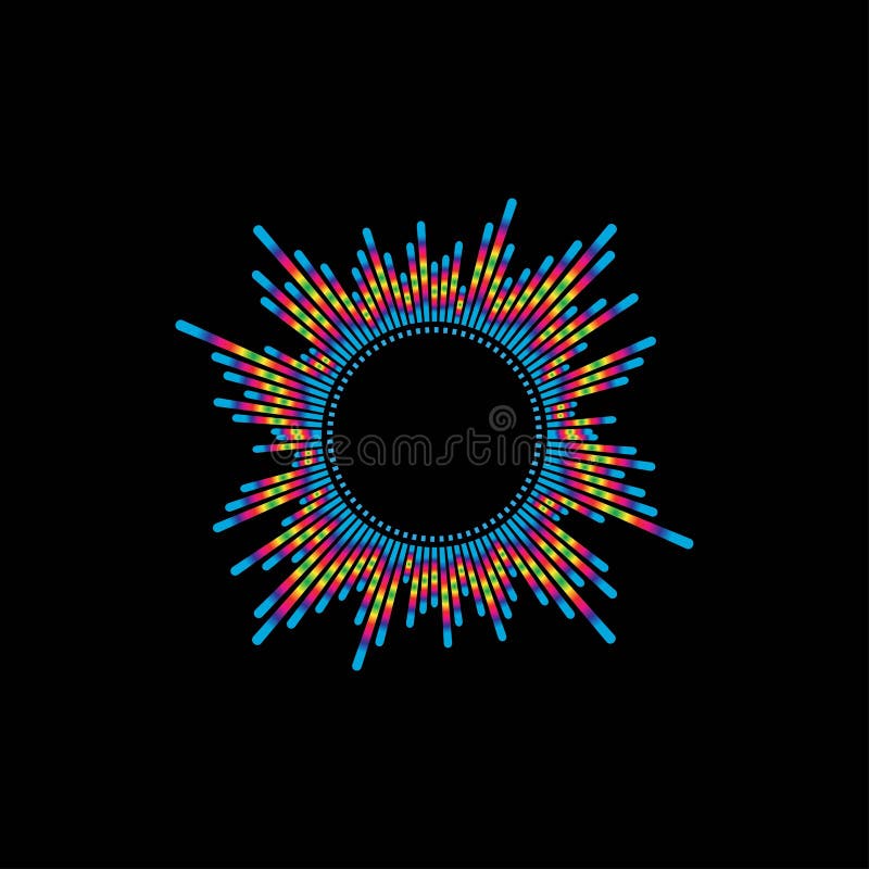 Equalizer, Audio, Sound Wave Logo Design Inspiration Stock Vector ...