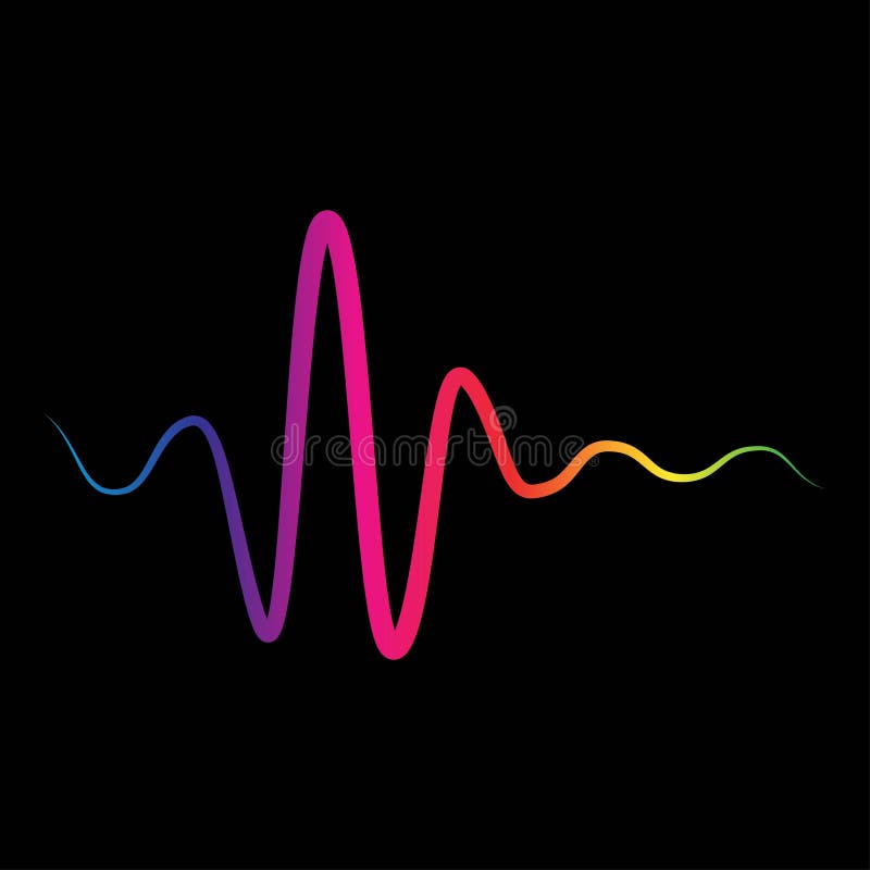 Sound Waves Vector Illustration Design Template Stock Vector ...