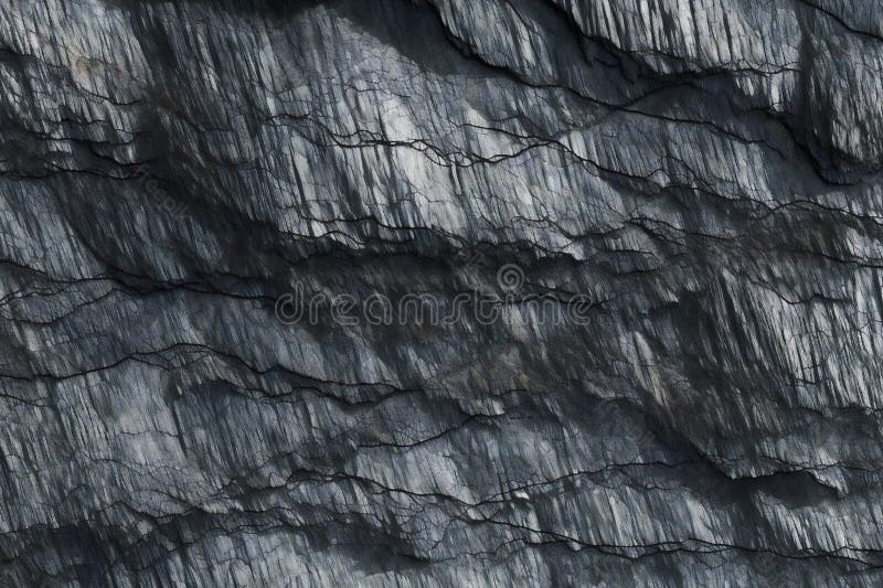 Abstract Background Material Rock Cliff Texture Rough Black and Gray ...