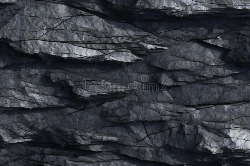 Abstract Background Material Rock Cliff Texture Rough Black and Gray ...