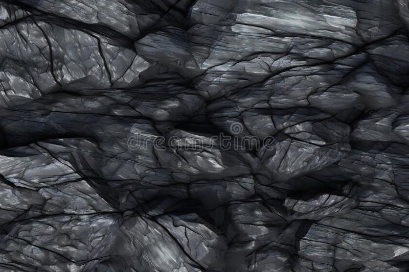 Abstract Background Material Rock Cliff Texture Rough Black and Gray ...