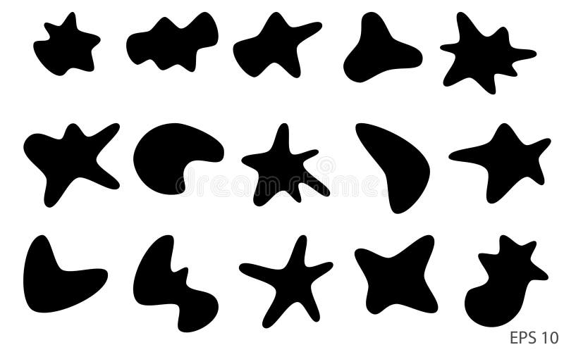 Irregular Oval Shapes Stock Illustrations – 615 Irregular Oval Shapes ...