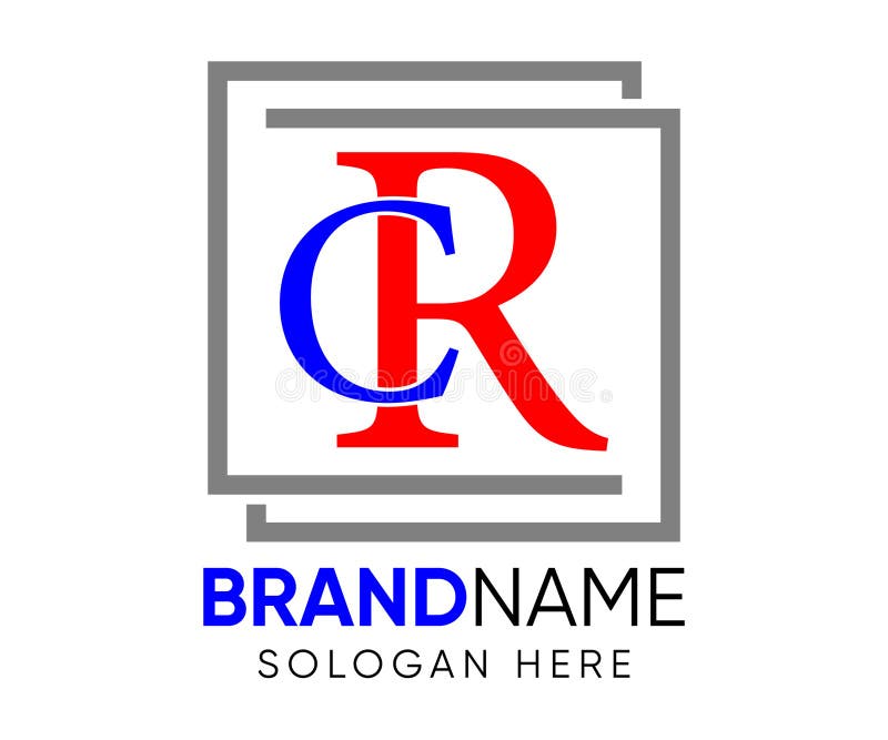 Letter R Logo C Letter Design Vector Stock Illustrations – 610 Letter R ...