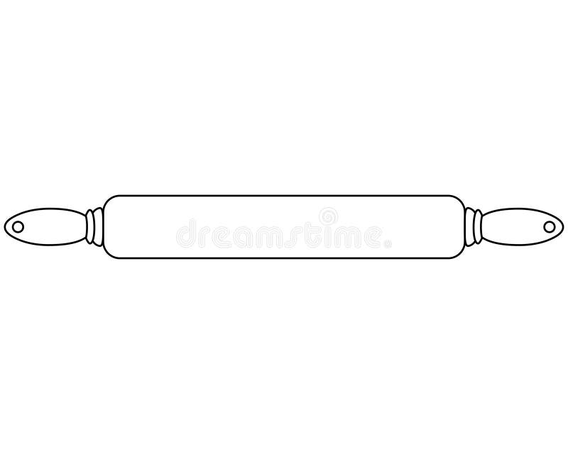 Rolling Pin Coloring Stock Illustrations – 156 Rolling Pin Coloring ...