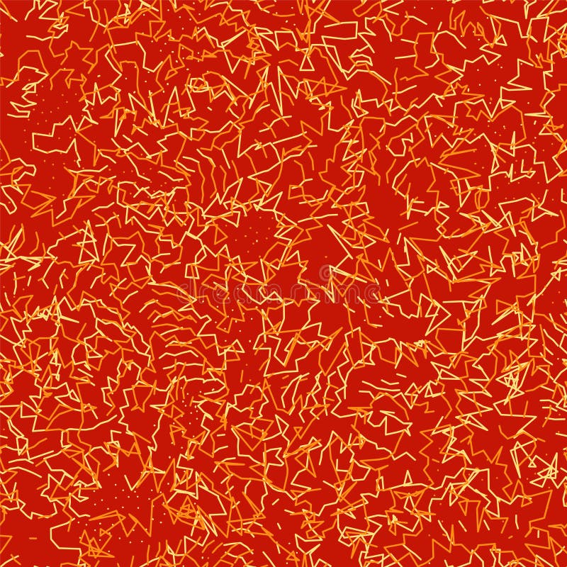 Seamless Abstract Pattern with Curved Line Chaotic Elements Stock ...