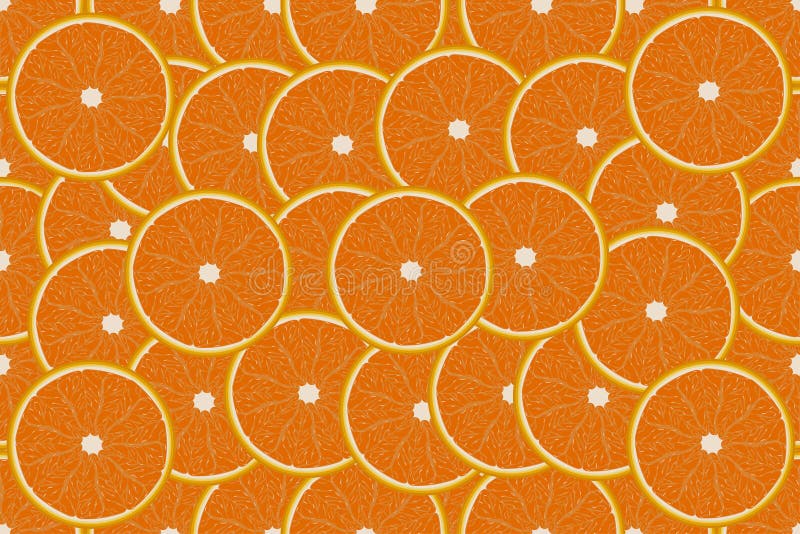 Orange slice pattern stock vector. Illustration of nature - 285583891