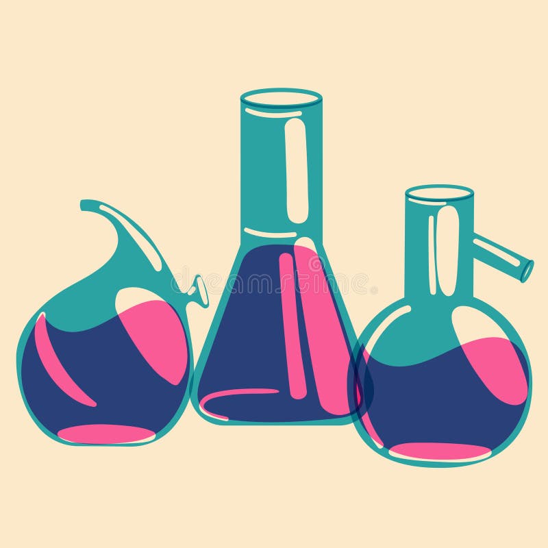 Glass Tube, Flask, Tube, Bottle. Avatar, Badge, Poster, Logo Templates ...