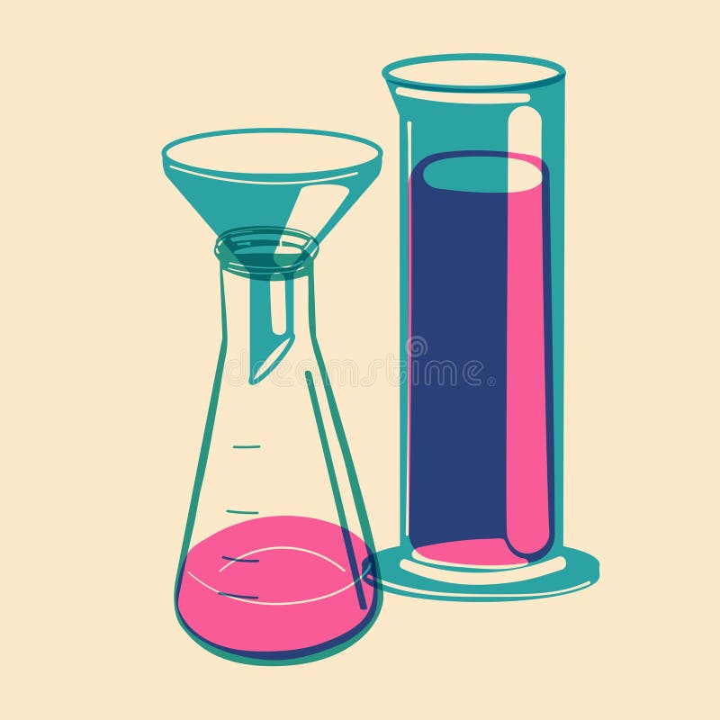 Glass Tube, Flask, Tube, Bottle. Avatar, Badge, Poster, Logo Templates ...