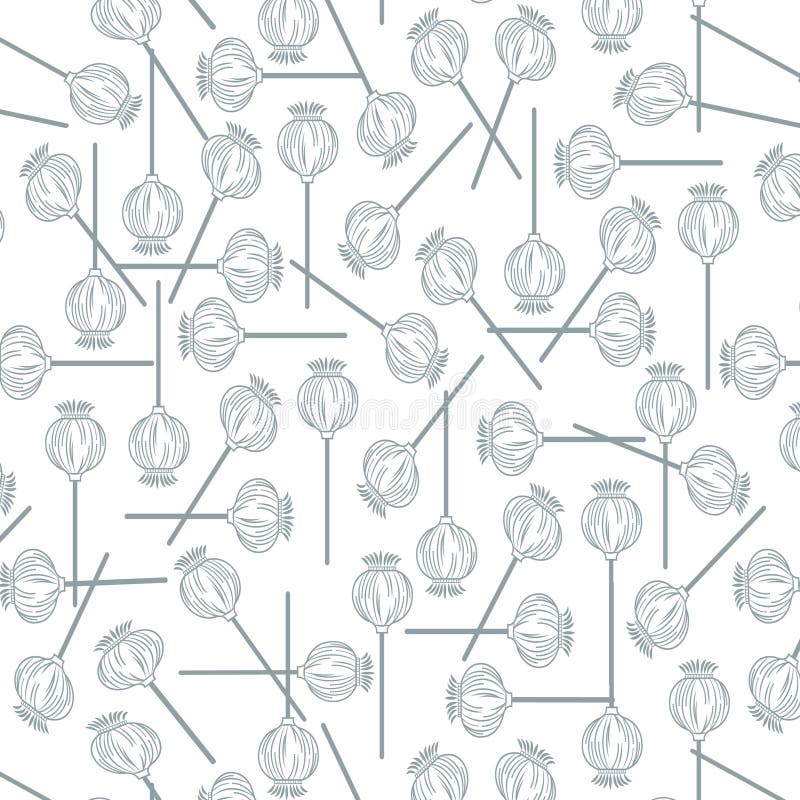 Poppy seeds pods stock vector. Illustration of seeds - 285752120