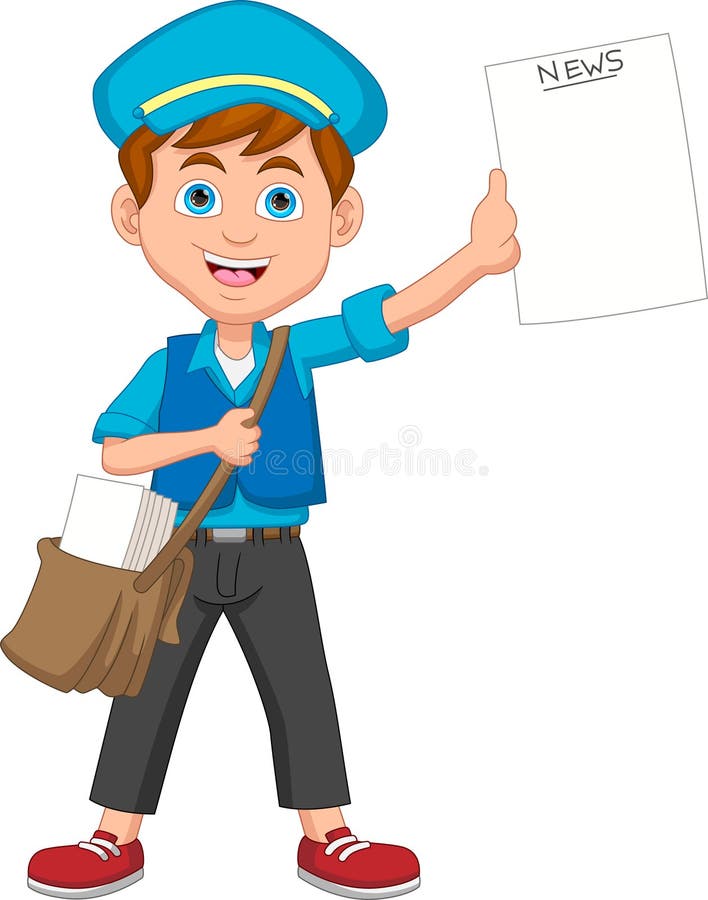 Boy Newspaper Selling Stock Illustrations – 43 Boy Newspaper Selling ...