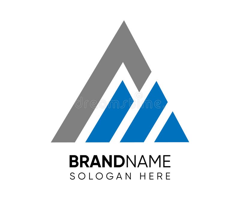 A M Logo Design Vector Template Stock Vector - Illustration of style ...