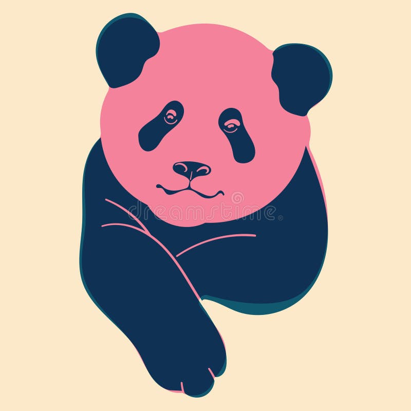 Panda. Avatar, Badge, Poster, Logo Templates, Print Stock Vector ...