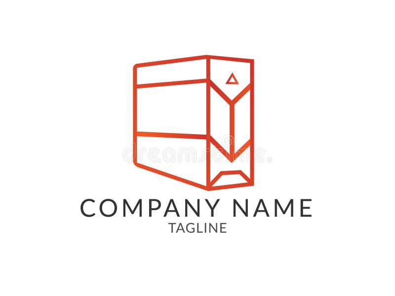 Gaming Pc Logo Vector. Gaming CPU. Gaming Desktop Logo. CPU ...